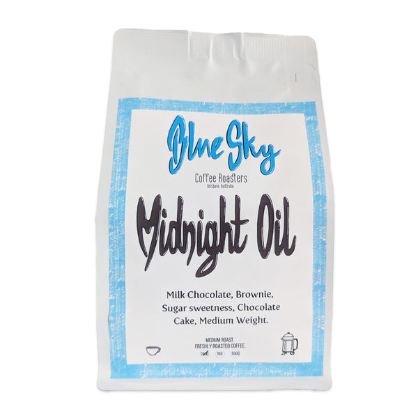 Midnight Oil Seasonal Speciality Coffee Blend - Espresso Roast – Blue ...